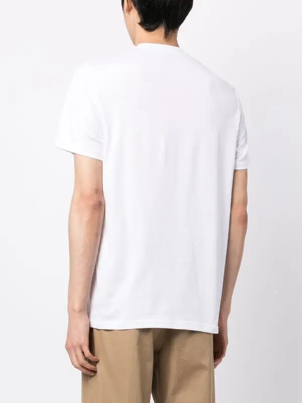 Fred Perry Logo-print Crew-neck T-shirt - White