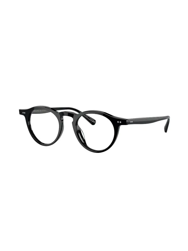Oliver Spencer Round-frame Glasses - Black
