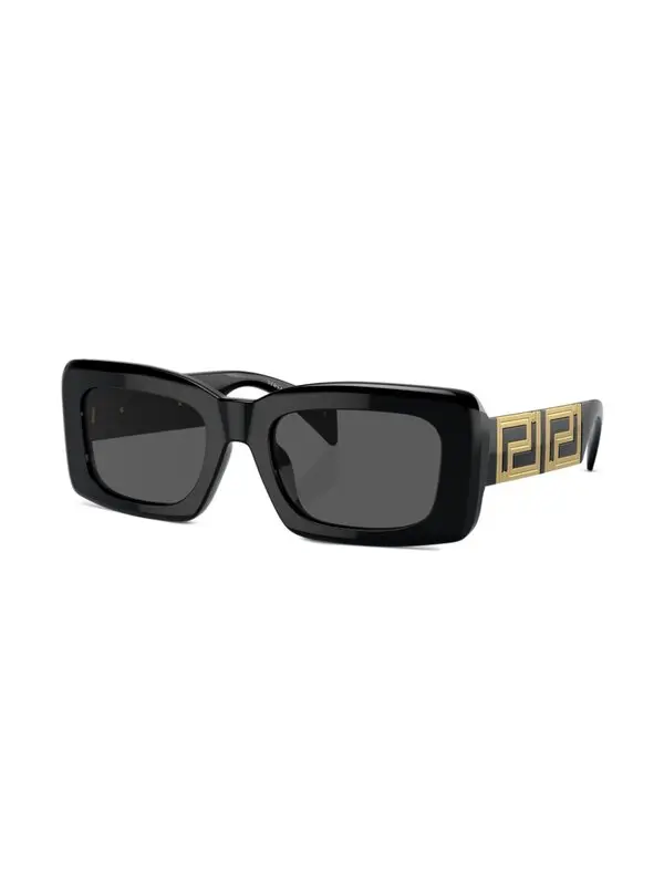 Versace Greca-detail Square-frame Sunglasses