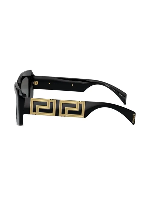 Versace Greca-detail Square-frame Sunglasses