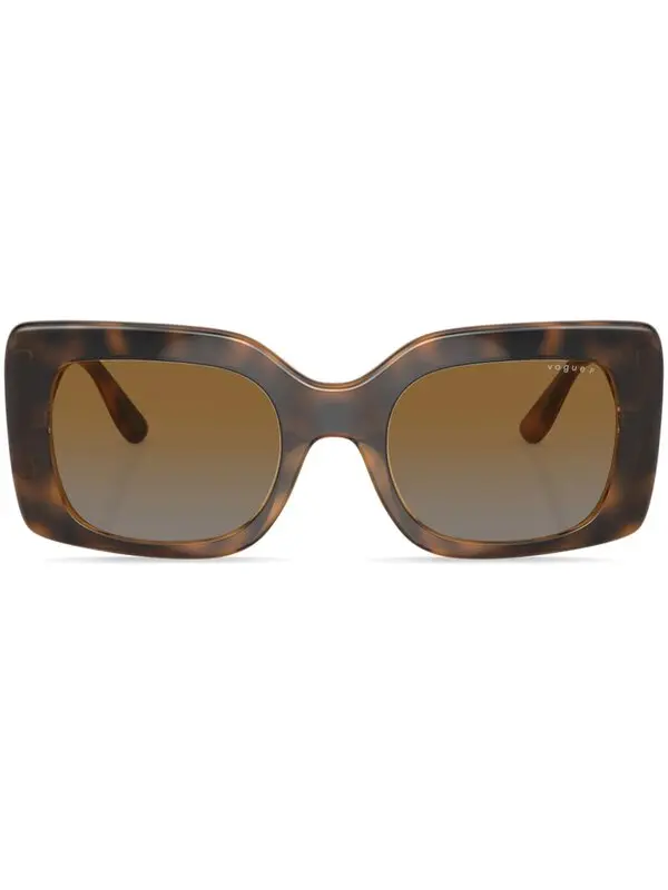 VOGUE EYEWEAR Tortoiseshell Square-frame Sunglasses - Brown