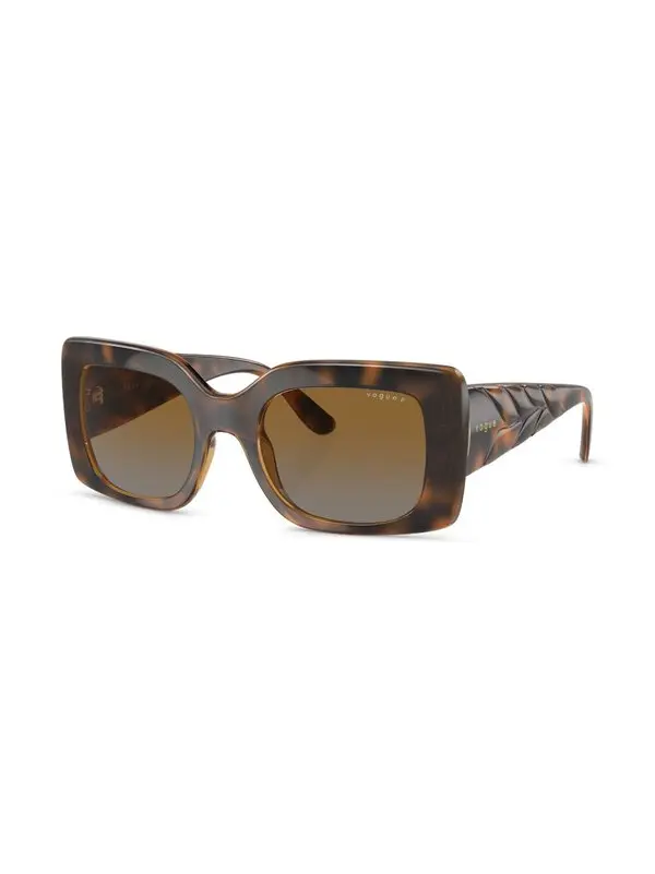 VOGUE EYEWEAR Tortoiseshell Square-frame Sunglasses