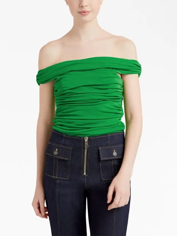Cinq À Sept Draped Off-shoulder Top