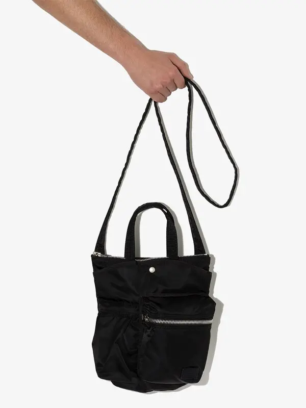 Sacai X Porter-Yoshida & Co. Multi-Pocket Bag - Black | Editorialist
