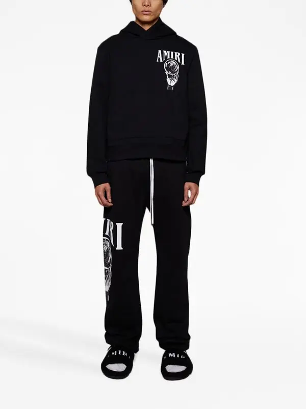 Amiri Cotton Crystal Ball Hoodie