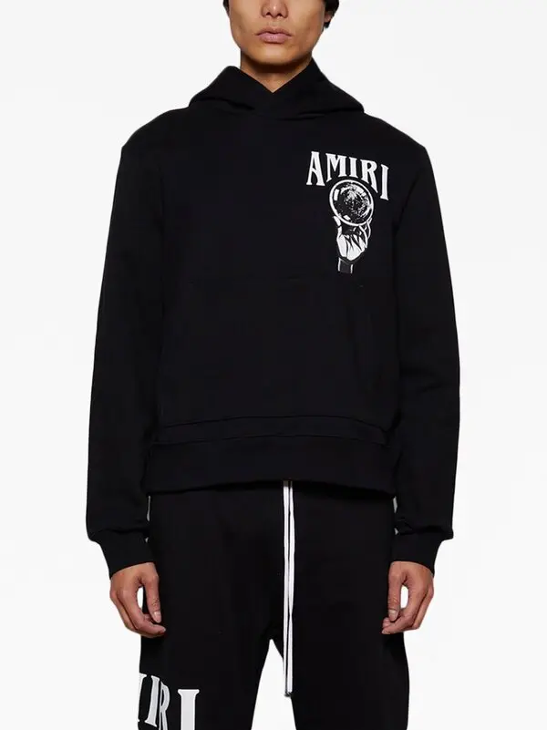 Amiri Cotton Crystal Ball Hoodie