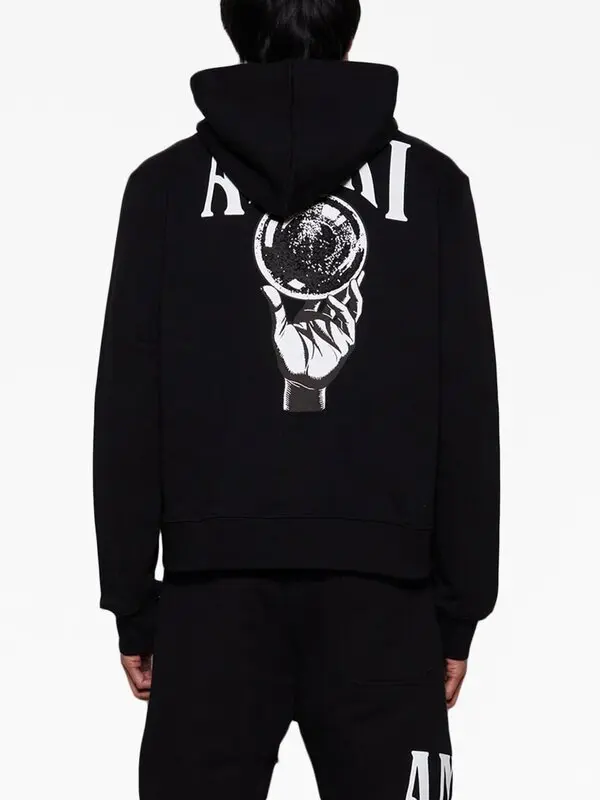 Amiri Cotton Crystal Ball Hoodie