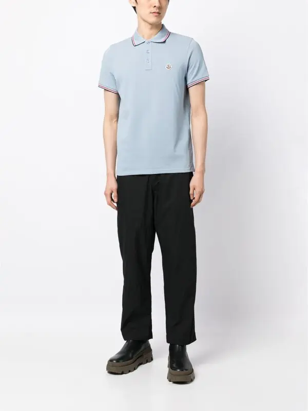 Moncler Logo-badge Polo Shirt