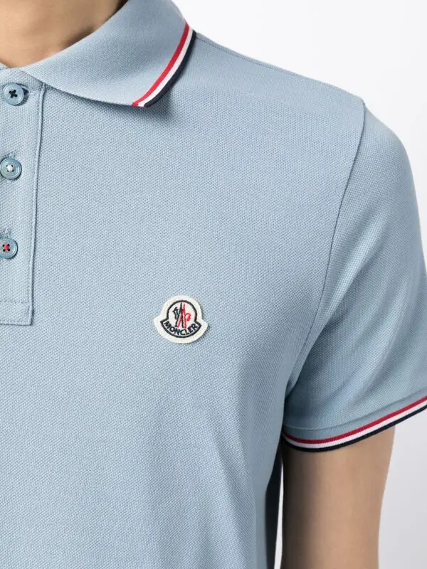 Moncler Logo-badge Polo Shirt