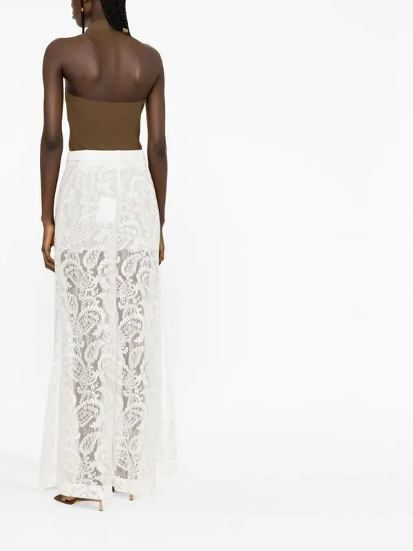 Zimmermann Wonderland Lace Wide-leg Trousers