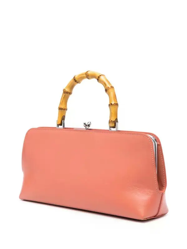 JIL SANDER Small Goji Bamboo Tote - Orange