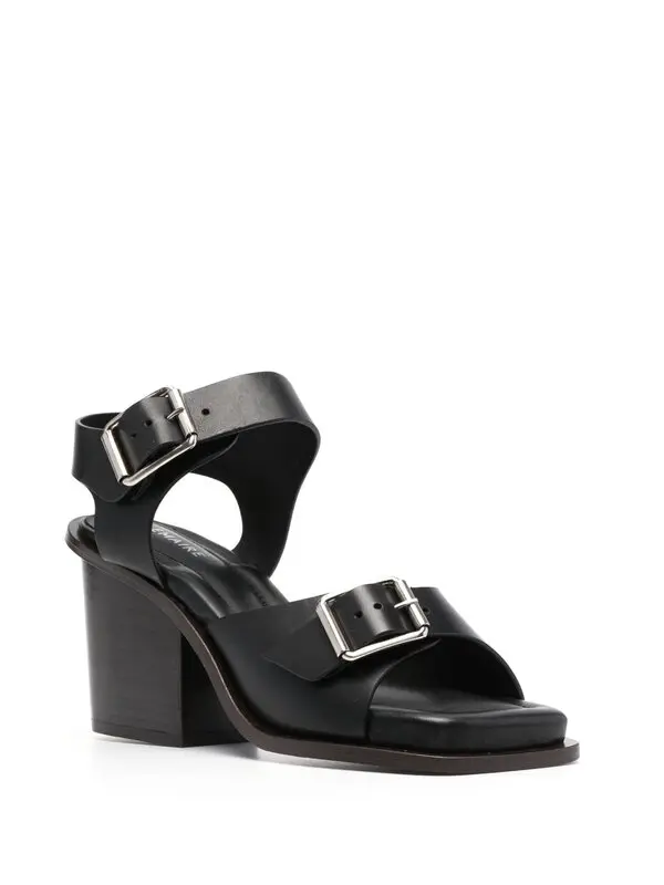 LEMAIRE Leather Sandals - Black