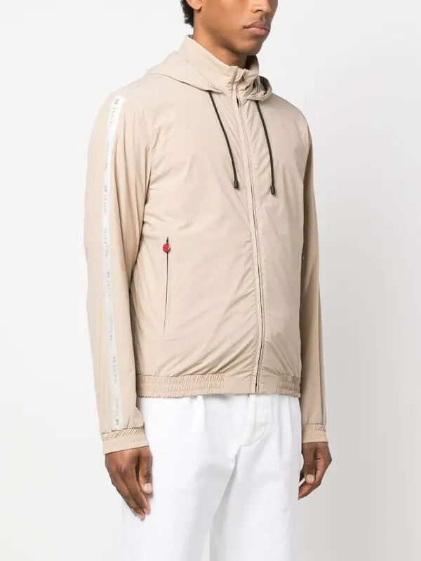 Kiton Zip-up Hooded Blouson Jacket