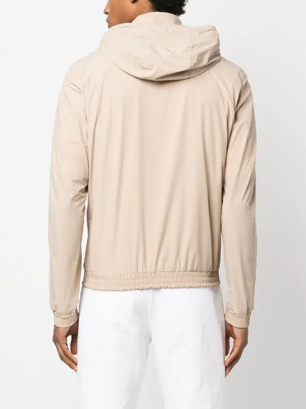 Kiton Zip-up Hooded Blouson Jacket