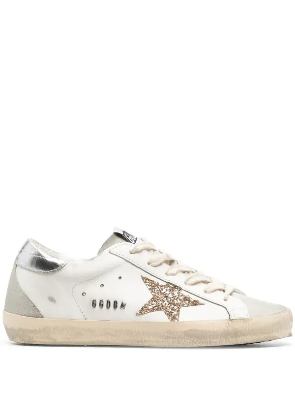 GOLDEN GOOSE Super-star Glitter Star Sneakers