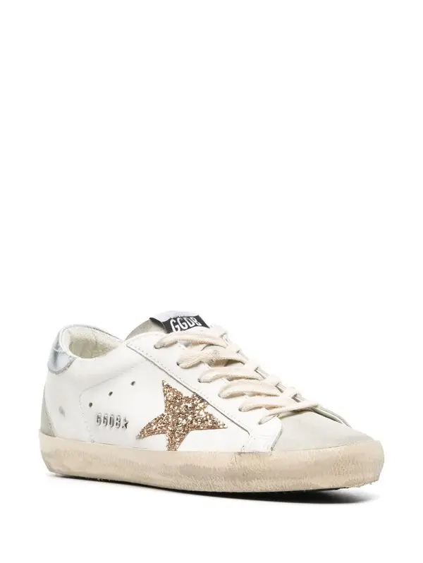 GOLDEN GOOSE Super-star Glitter Star Sneakers
