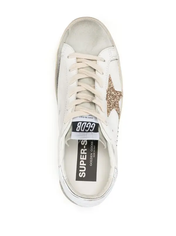GOLDEN GOOSE Super-star Glitter Star Sneakers