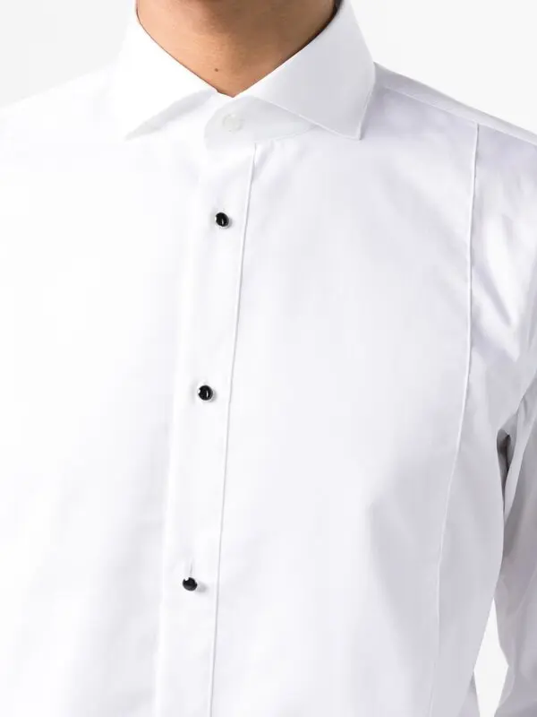 BOSS Slim-fit Dress Shirt In Easy-iron Stretch-cotton Poplin - White