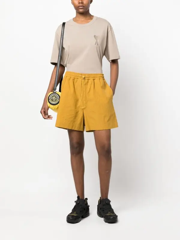 Moncler Elasticated Waistband Shorts - Brown