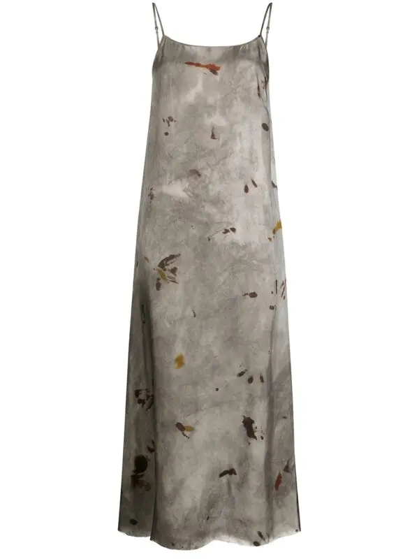 UMA WANG Patterned Midi Dress