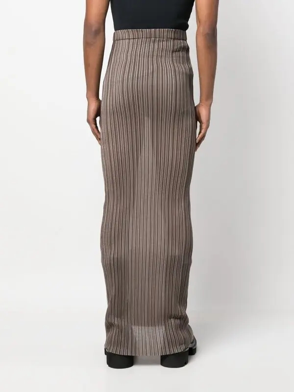 LUDOVIC DE SAINT SERNIN Striped Maxi Skirt