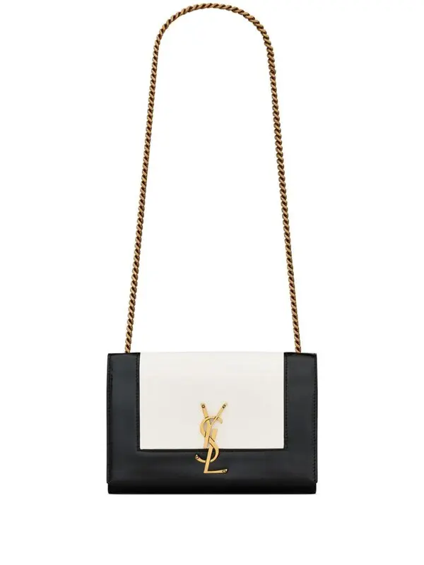 Saint Laurent Small Kate Leather Bag - Black