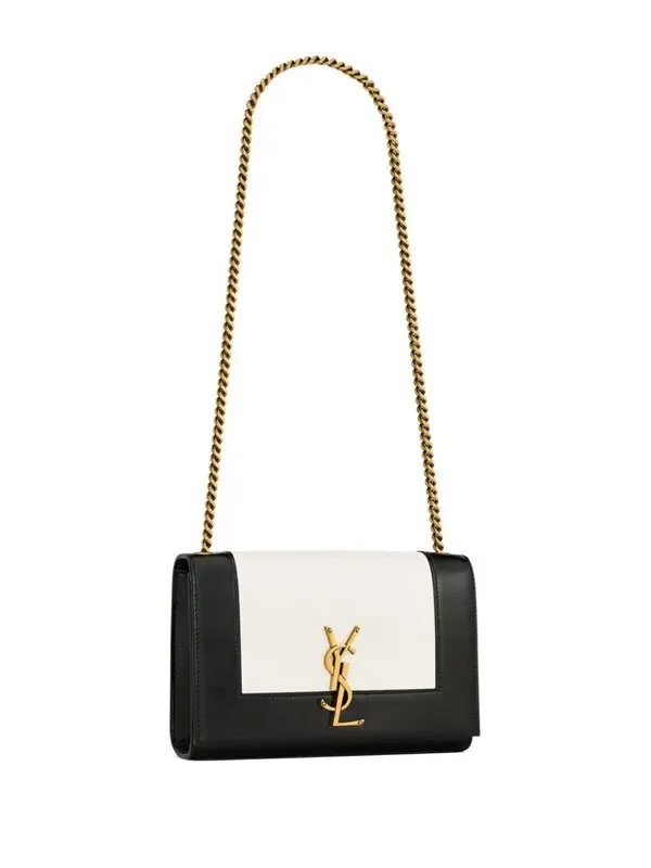 Saint Laurent Small Kate Leather Bag - Black