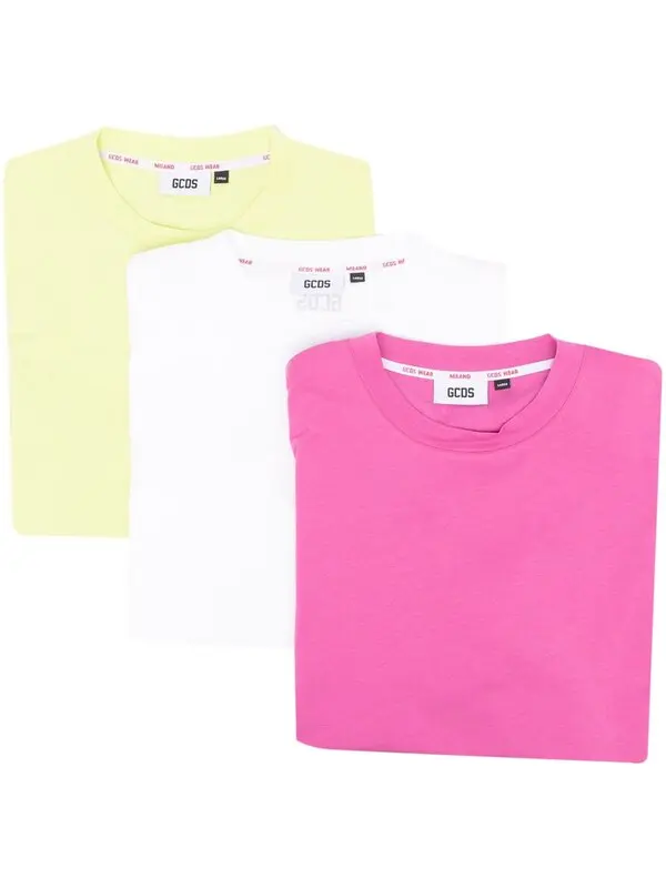 Gcds Logo-print T-shirt Three-pack