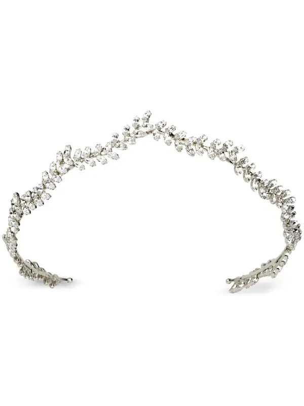 JENNIFER BEHR Delicate Vine Tiara - White