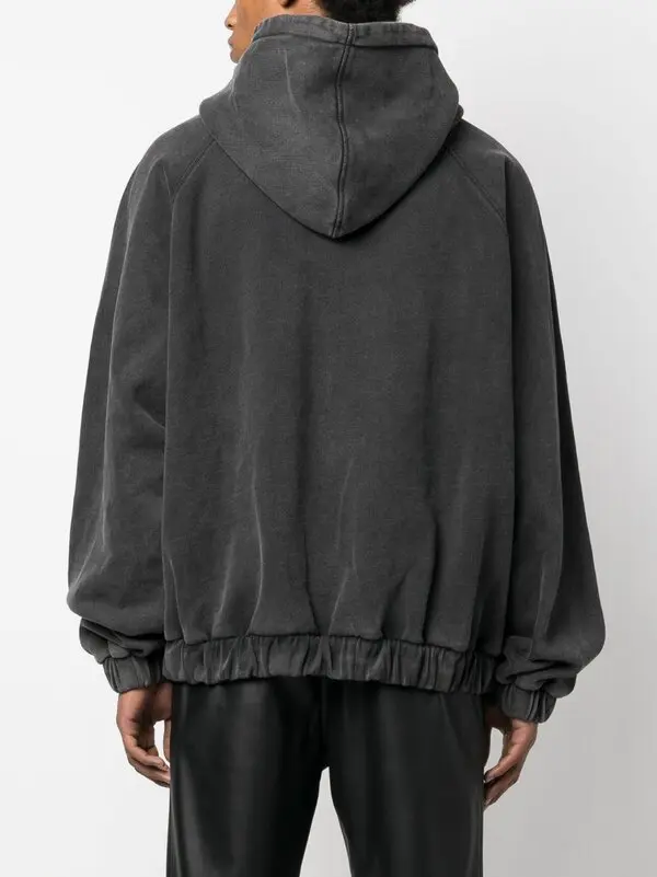MISBHV Logo-print Zip-up Hoodie