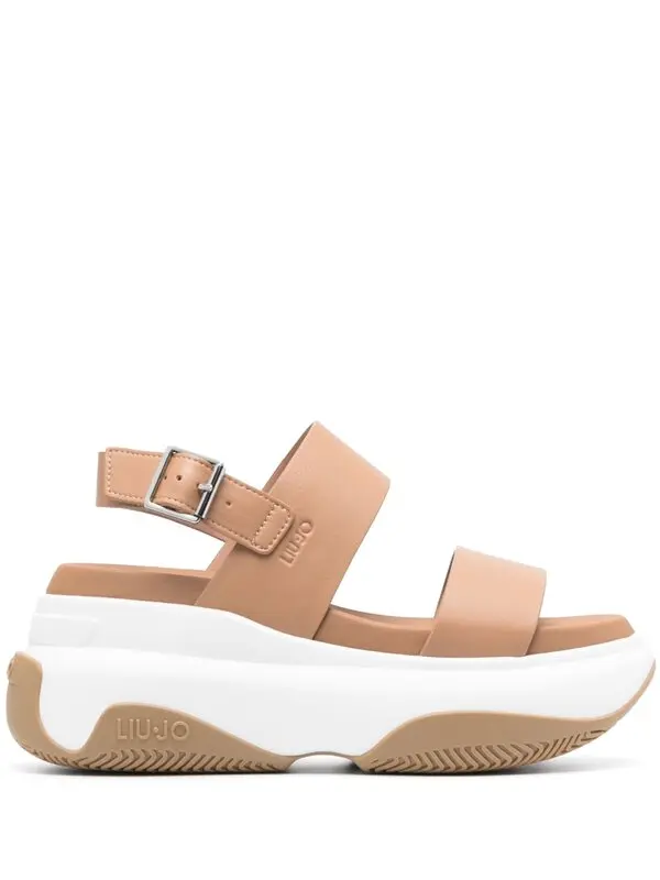 Liu Jo June Open Toe Sandals - Brown