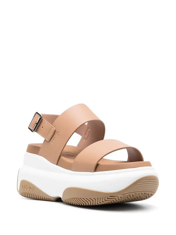 Liu Jo June Open Toe Sandals - Brown