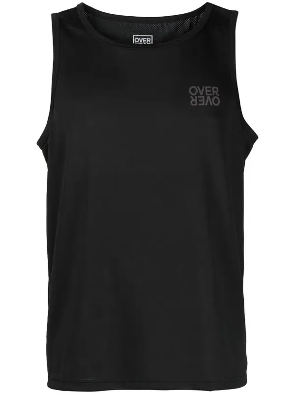 OVER OVER Logo-print Sports Vest Top