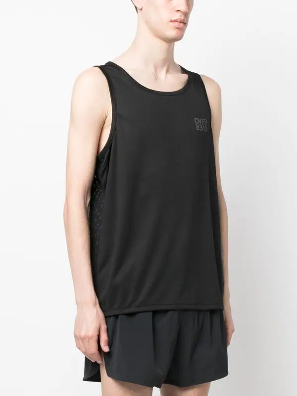 OVER OVER Logo-print Sports Vest Top