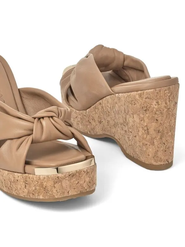 JIMMY CHOO Avenue 95mm Wedge Mules