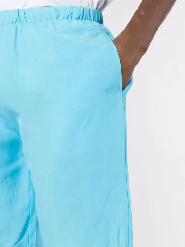 AMIR SLAMA Elasticated-waistband Linen Shorts