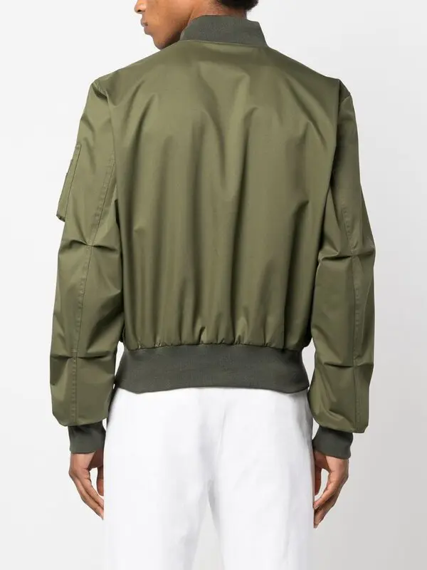 Kiton Zip-up Bomber Jacket - Green