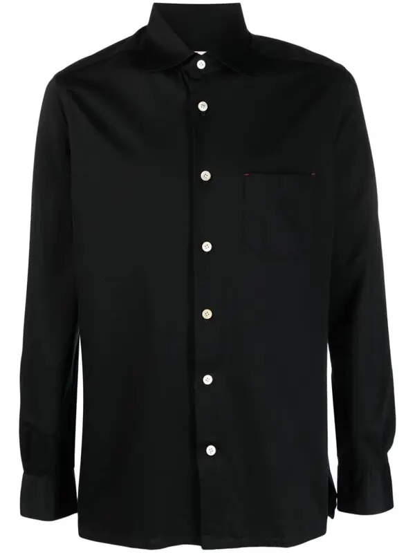 Kiton Long-sleeve Cotton Shirt