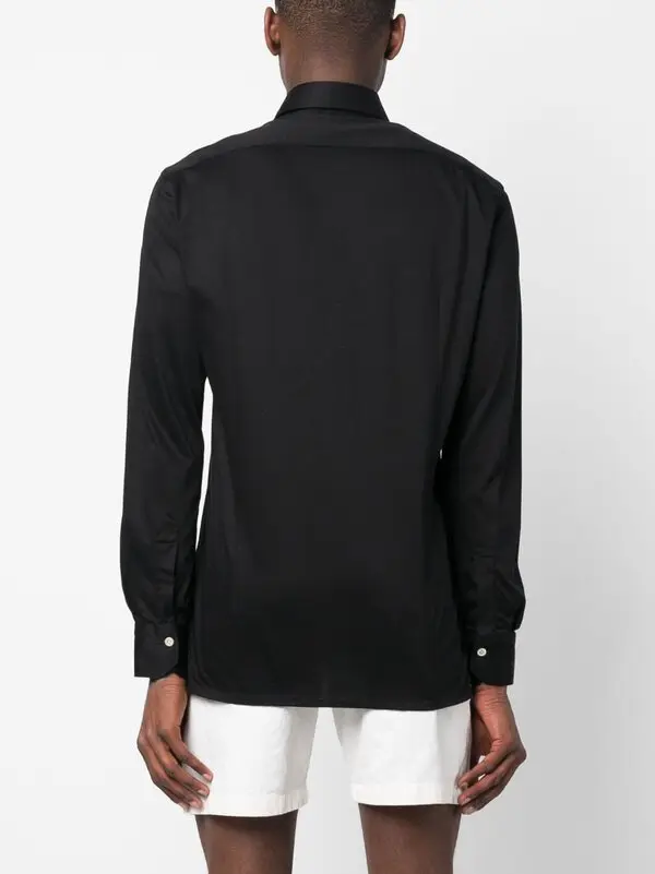 Kiton Long-sleeve Cotton Shirt