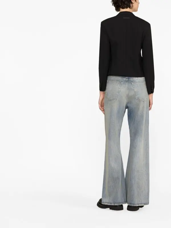 MAISON MARGIELA Striped Single-breasted Blazer