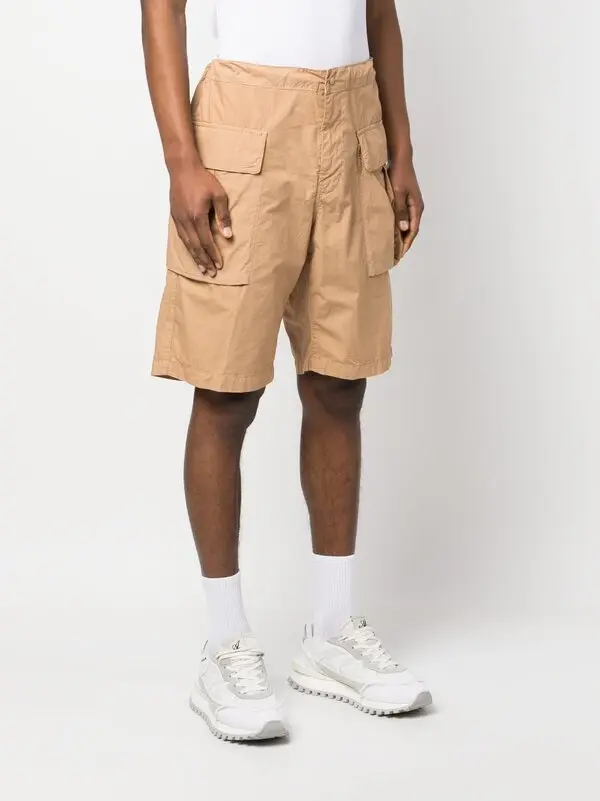 Aspesi Knee-length Cargo Shorts - Neutrals