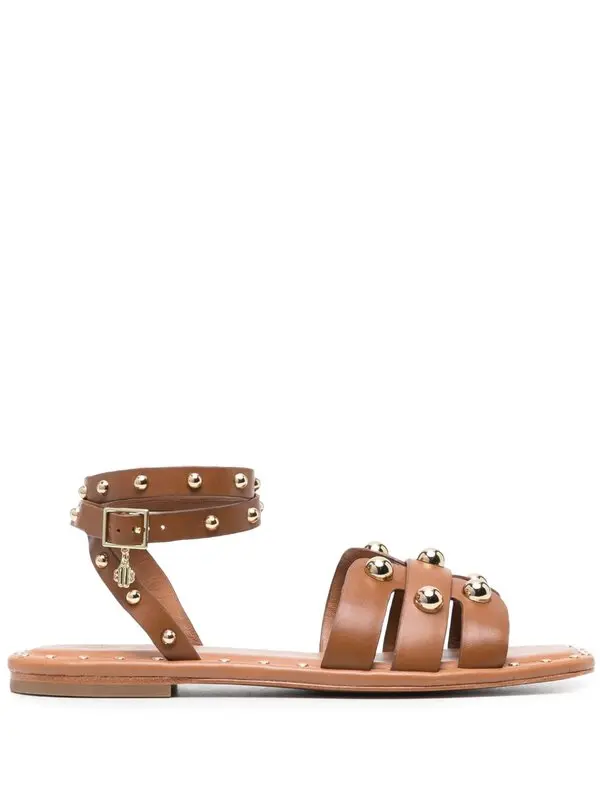Maje Stud-embellished Flat Sandals