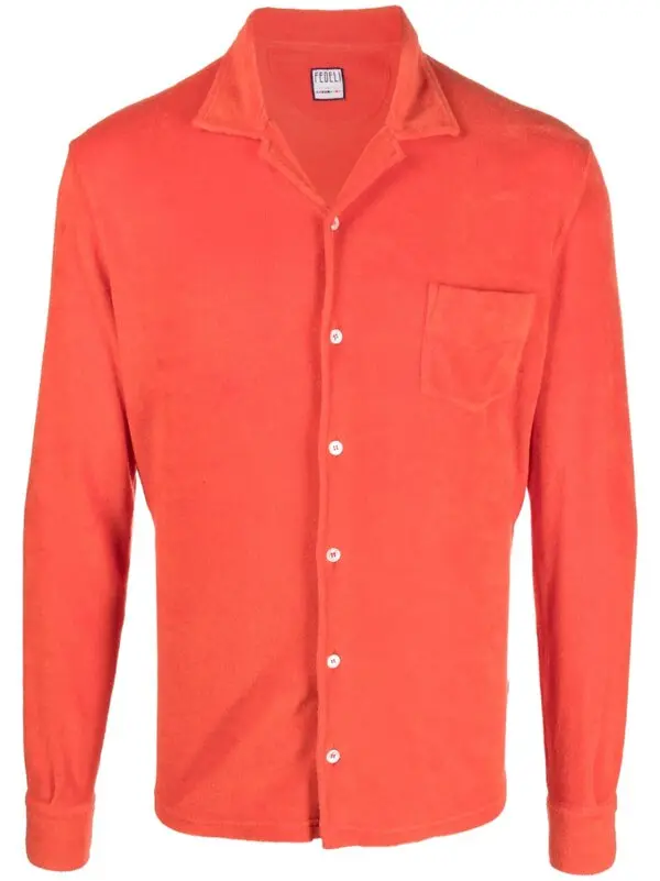 Fedeli Terry-cloth Cotton Shirt