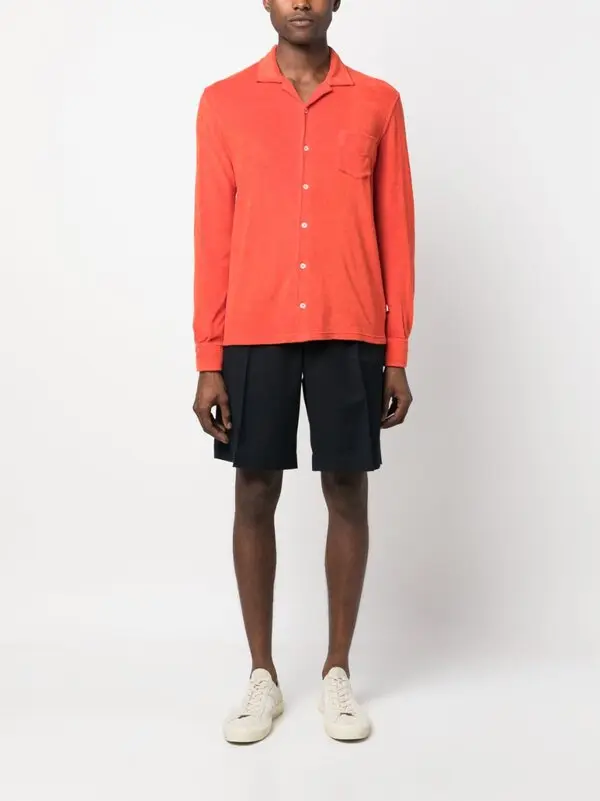 Fedeli Terry-cloth Cotton Shirt