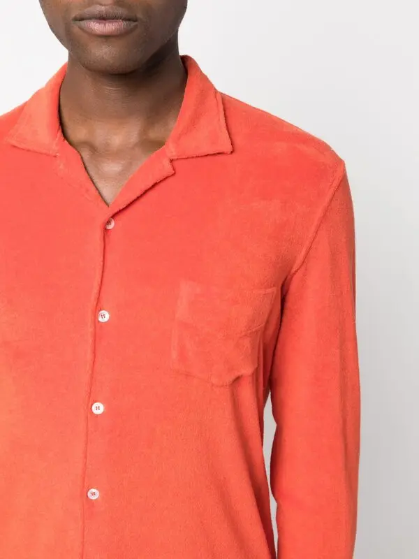 Fedeli Terry-cloth Cotton Shirt