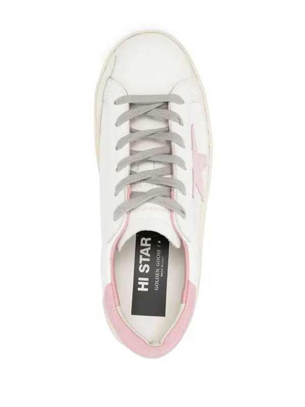 GOLDEN GOOSE Hi Star Platform Sneakers