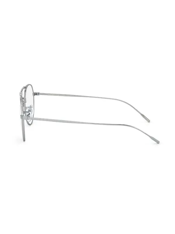 Oliver Spencer Reymont Round Frame Glasses - Silver