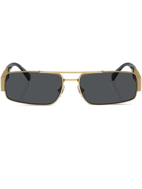 Versace Greca-detail Sunglasses - Gold