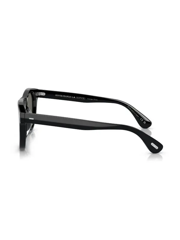 Oliver Spencer Rorke Square Sunglasses - Black