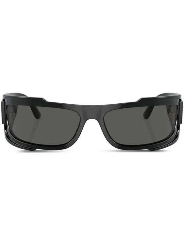 Versace Rectangle-frame Sunglasses - Black